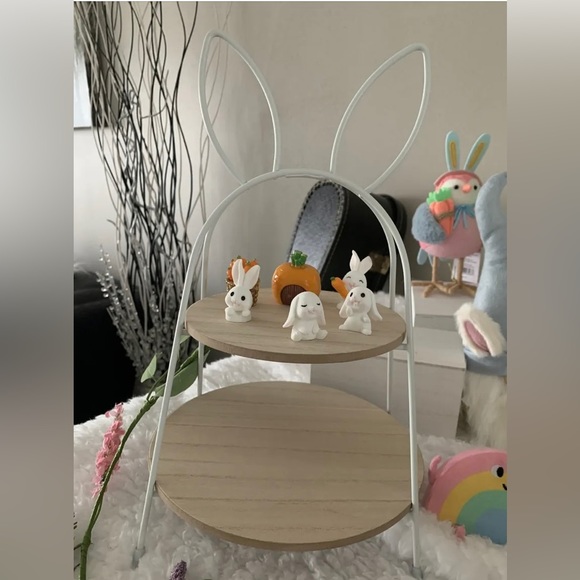 Target | Holiday | Easter Nwt Spring Target Foldable Tiered Bunny Tray ...